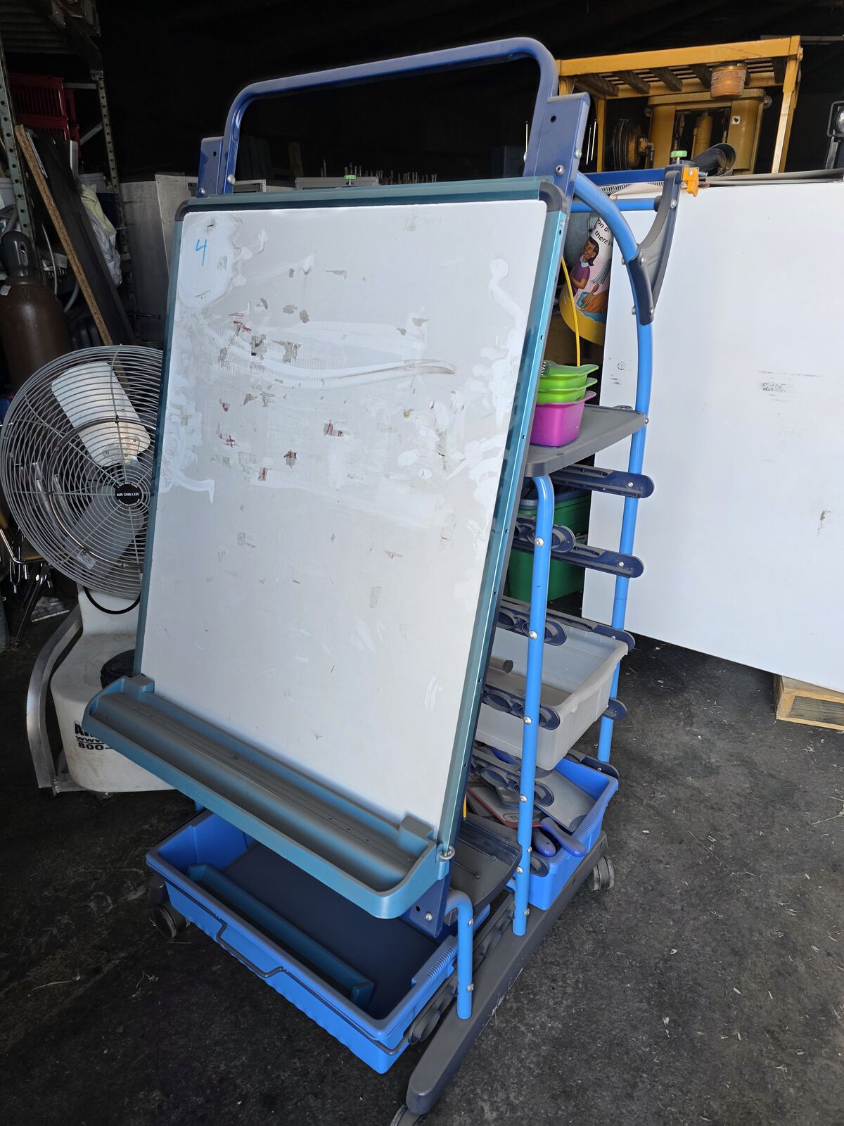 White Board Easel Rolling with Bins 2 Available | Arts & Crafts | KSL ...