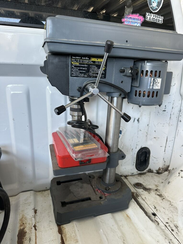 Central Machinery 8 in. 5 Speed Bench Drill Press | Shop Tools | KSL ...