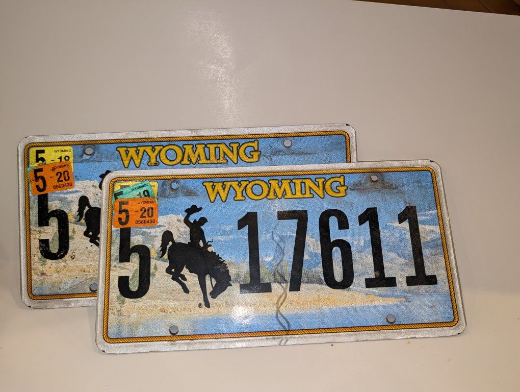 Vintage Wyoming plates | Collectibles | KSL Classifieds