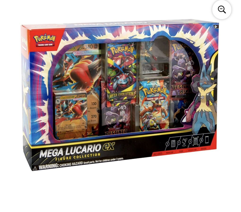 Pokémon Mega Lucario ex Figure Collection | Trading Cards And ...