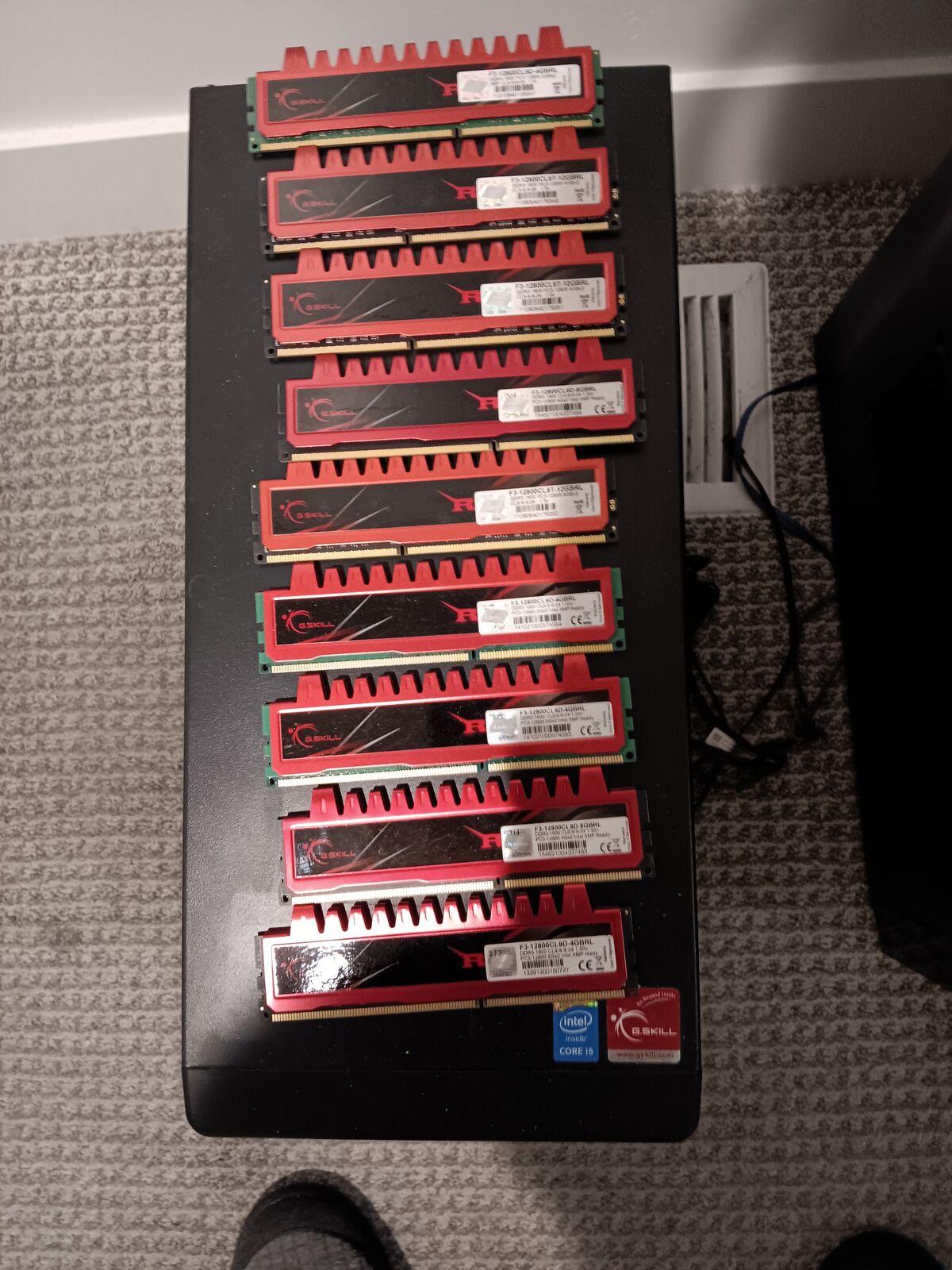 9 sticks of DDR3 RAM and older technology DDR3 i5 Computer | Desktop ...
