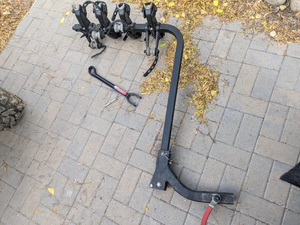4 spot Yakima bike rack trailer hitch receiver | Bike Racks | KSL Classifieds