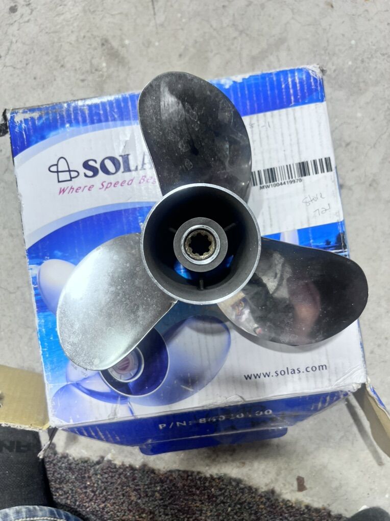 Solas 3 Blade Stainless | Boat Parts | KSL Classifieds