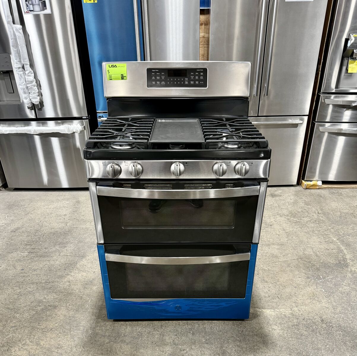 GE DOUBLE OVEN GAS RANGE STAINLESS STEEL | Stoves, Ranges and Ovens ...