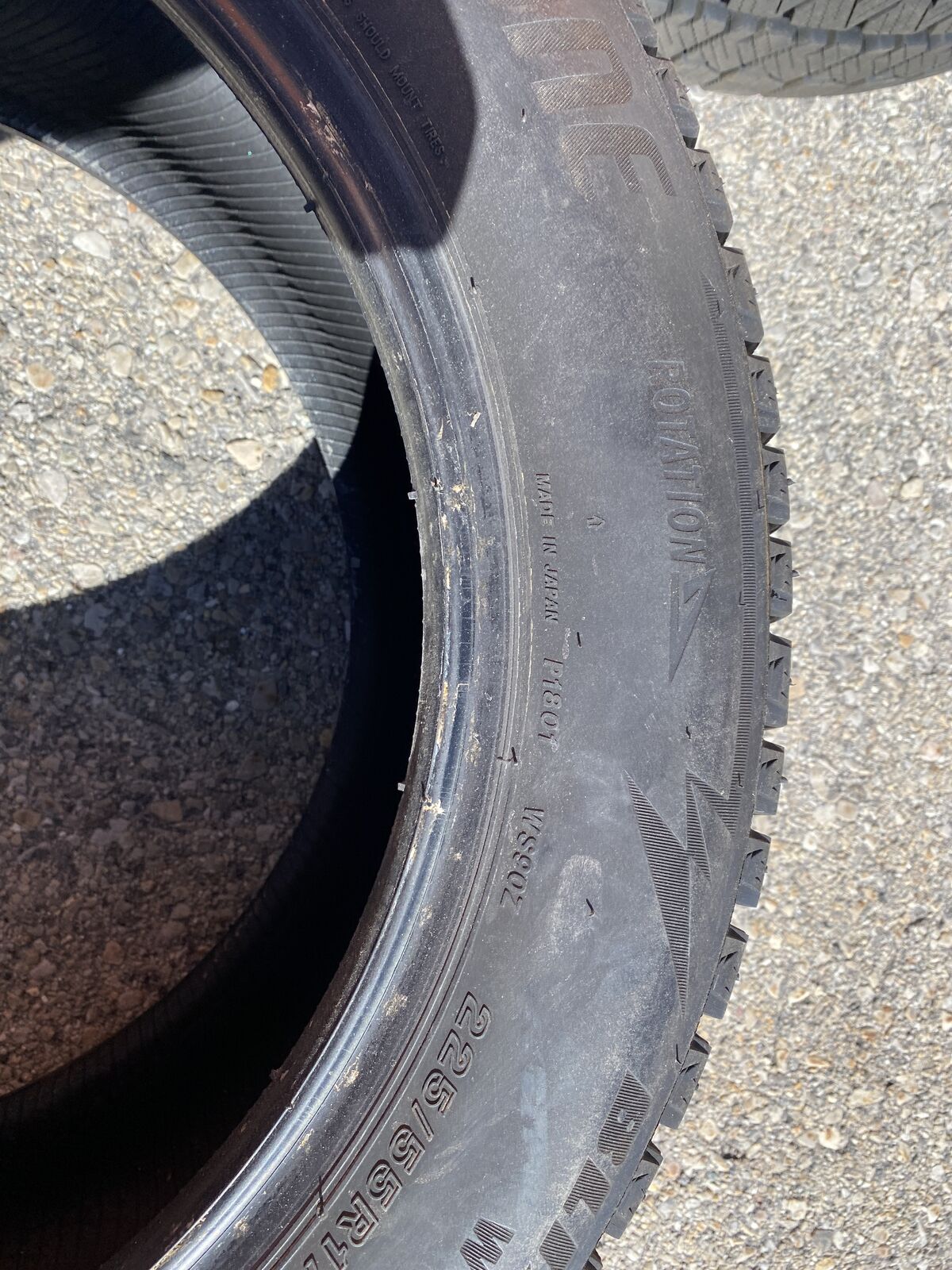 Bridgestone Blizzak WS90 Snow Tires (2011 Subaru Outback) - Like New ...