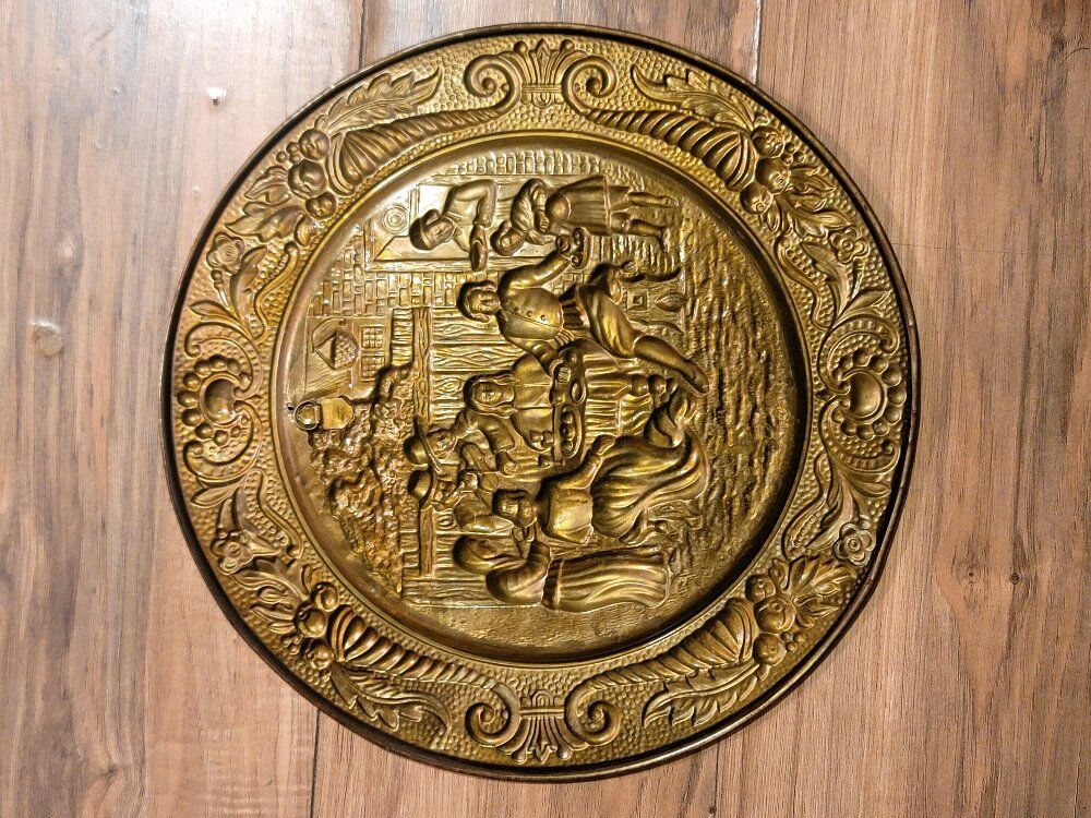 Vintage vintage English brass decorative plate | Collectibles | KSL ...