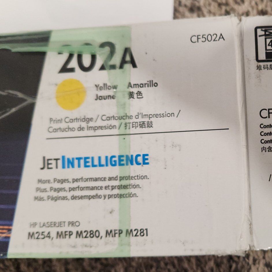 NEW HP 202A Yellow LaserJet Toner Cartridge, | Printers | KSL Classifieds