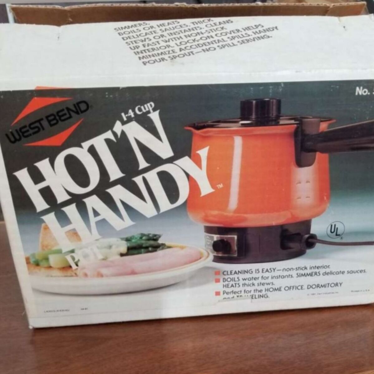 Vintage New In Box Hot N Handy West Bend One To Four Cup Personal ...