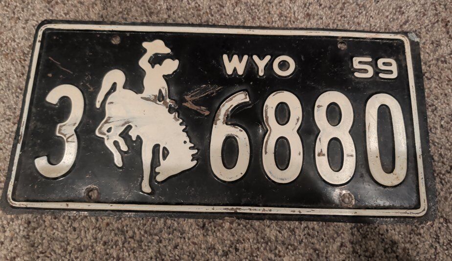 Vintage Wyoming plates | Collectibles | KSL Classifieds