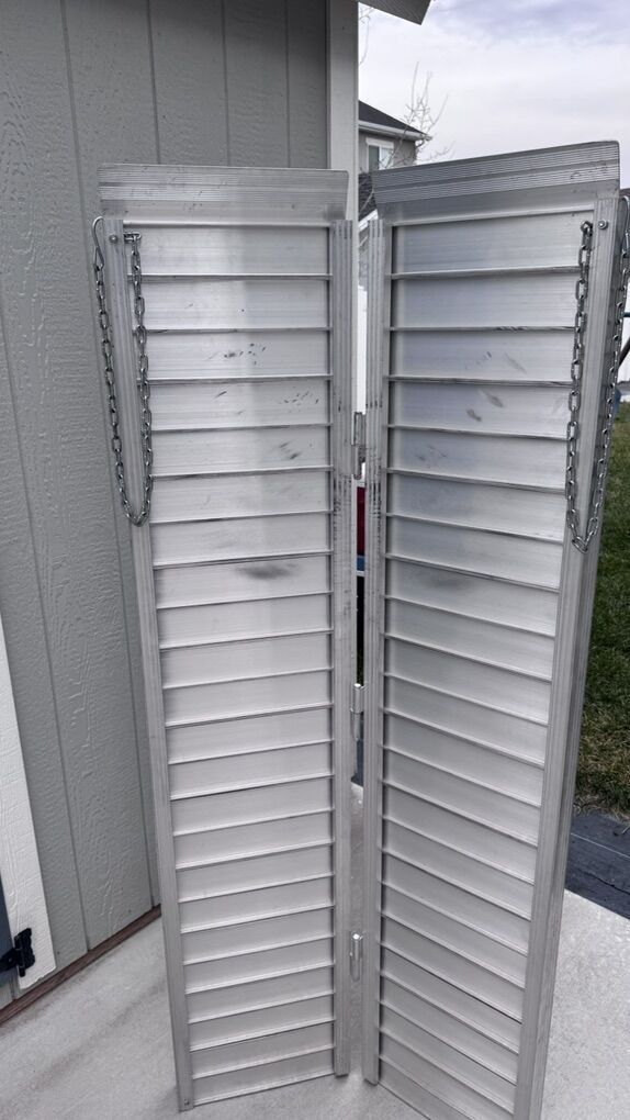 Folding Aluminum Cargo Ramp | Enclosed Cargo Trailers | KSL Classifieds