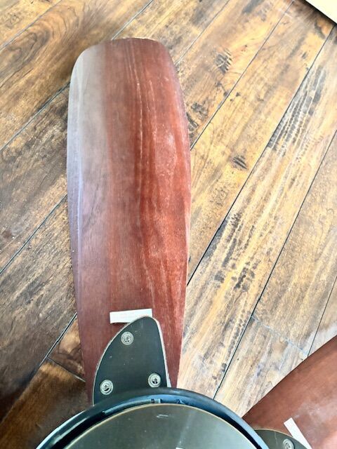 62 inch total diameter 5 Blade Ceiling FAN with Flush mount LIGHT ...