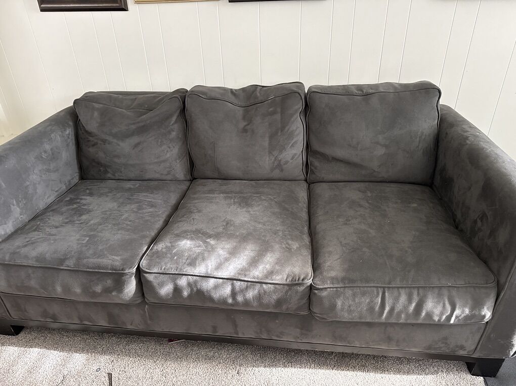Microfiber Couch/ Down FIlled!!! Amazing | Couches and Loveseats ...