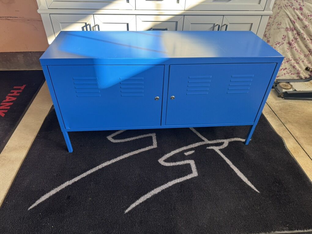 Blue IKEA Locker Cabinet | Shelving | KSL Classifieds