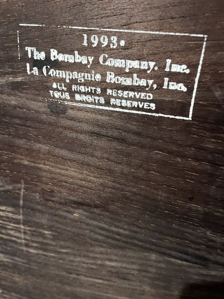 Queen Mahogany four poster canopy bed (Bombay Company) | Beds, Bed ...