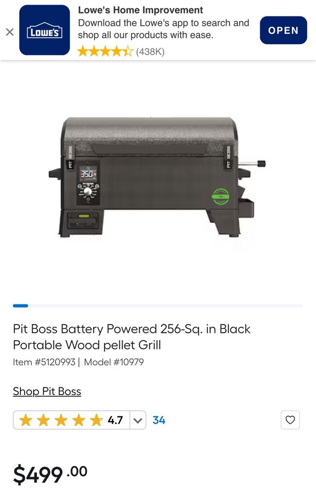 Pit Boss Portable Wood Pellet Grill - New In Box | Patio Furniture and ...