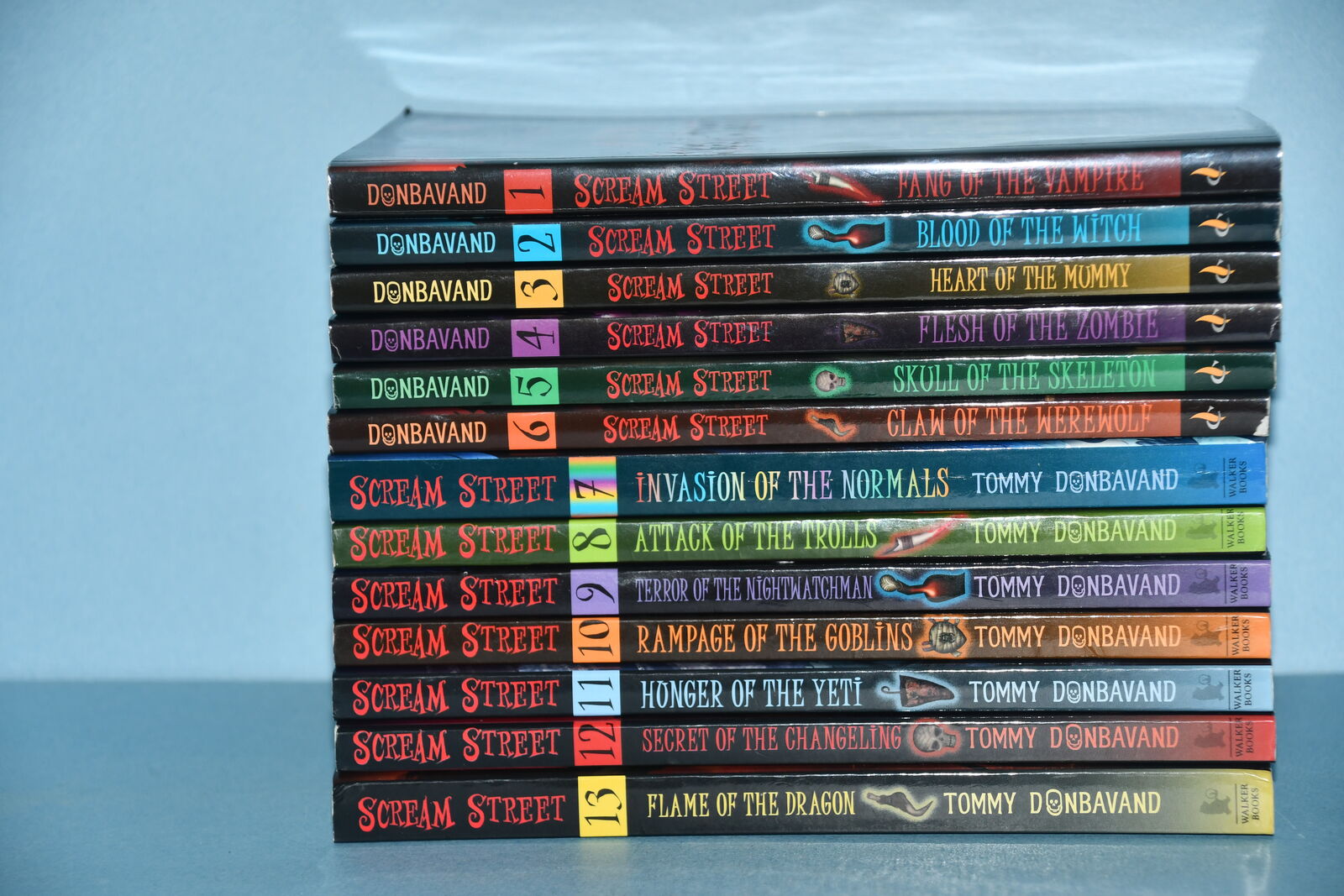 13 "SCREAM STREET" BOOKS ~ TOMMY DONBAVAND ~ BOOKS 1-13 ~ HALLOWEEN ...