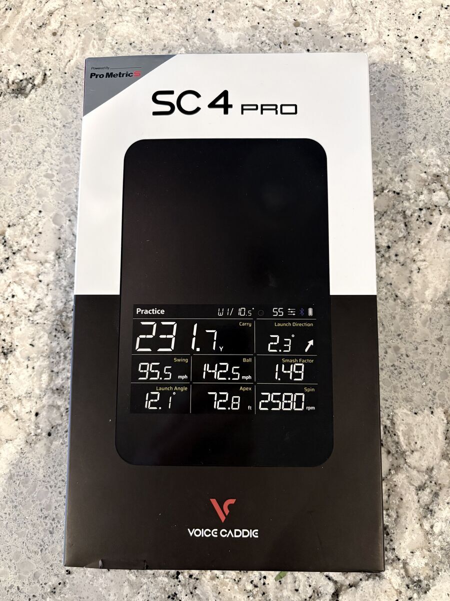 SC4 Pro Launch Monitor and 3D Driving Range Simulator | Golf Equipment ...
