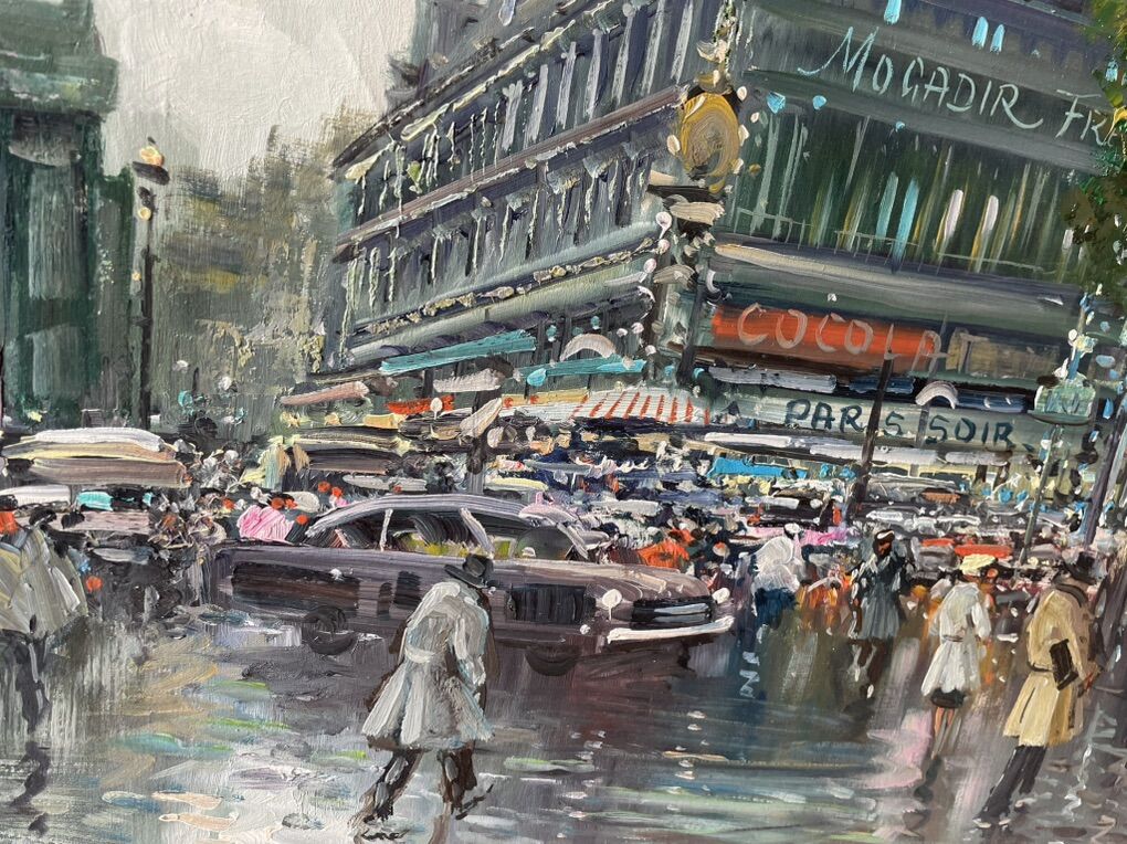 1960s French Cityscape Painting | Home Decor | KSL Classifieds