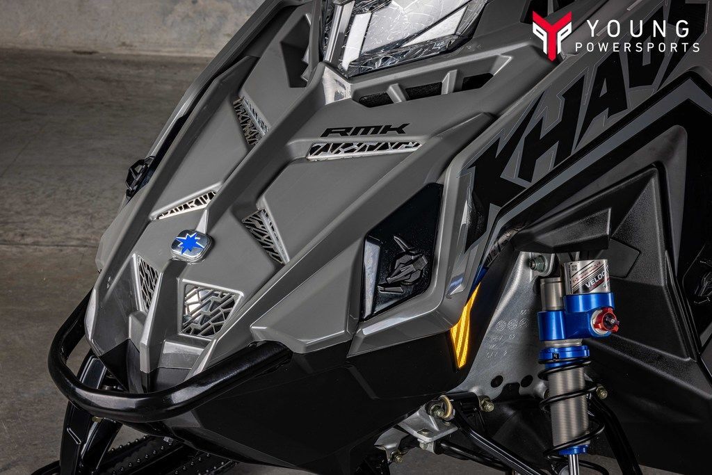 2025 Polaris® 9R RMK KHAOS 155 Shadow Gray / Gloss Black | Snowmobiles ...