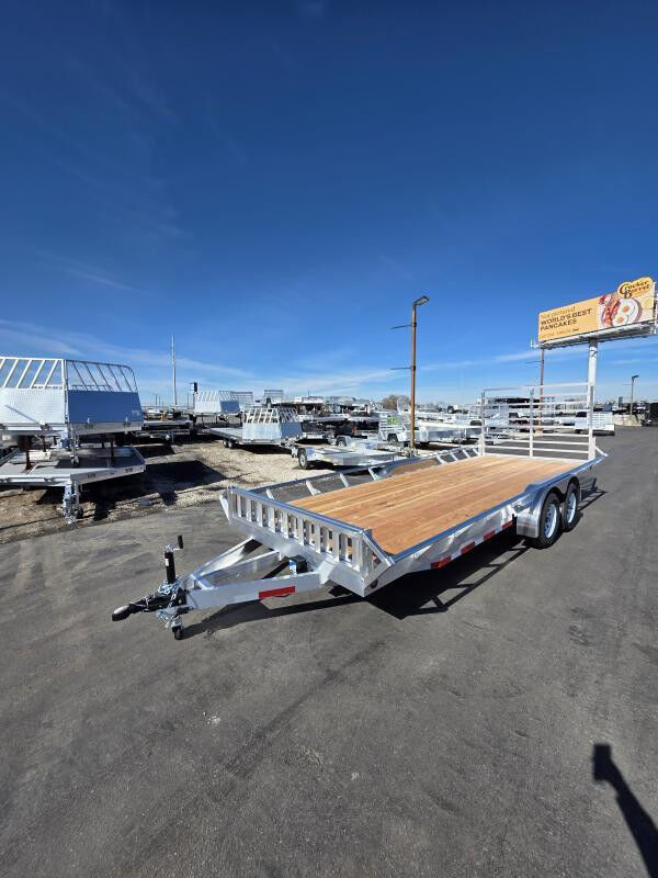 2026 Baughman Products 7X20 ASR with ATV Ramps Aluminum Utility Trailer ...