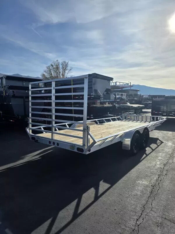 2026 Baughman Products 7X20 ASR with ATV Ramps Aluminum Utility Trailer ...