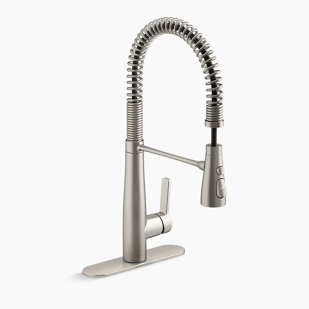 Kohler Vind Semi-Pro Pull-Down Kitchen Faucet #98896 | Plumbing ...