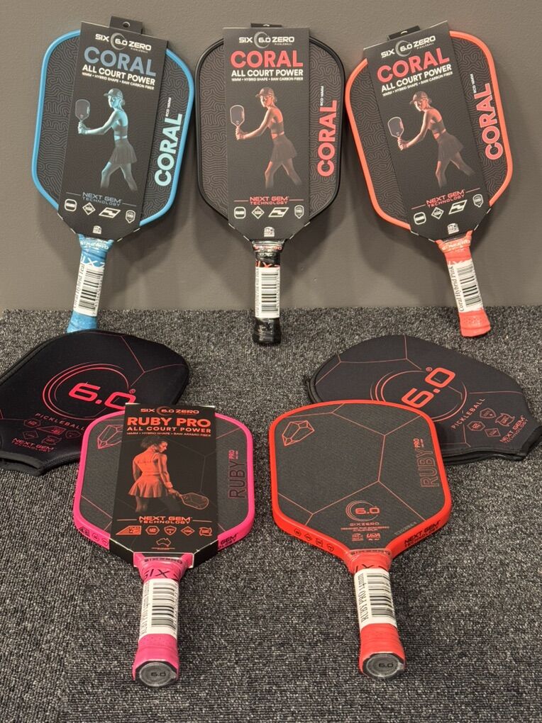 Coral SIX ZERO NEXT GEM I Have Black Opal/Ruby Pro | Pickleball ...
