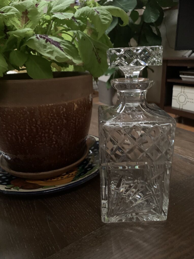Beautiful Atlantis Crystal Square Decanter | Ceramics/Porcelain/Glass ...