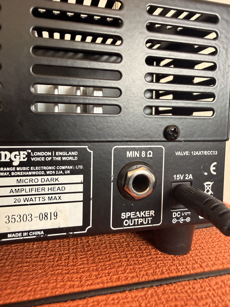 Orange 20-watt Micro Dark Electric Guitar Amplifier Head and Cab | Amps ...