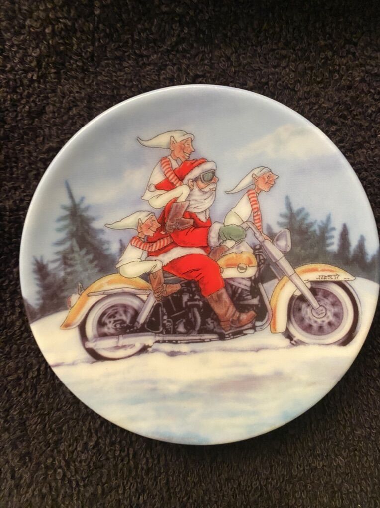 Harley Davison 1997 Mini Plate Collection Ornament | Motorcycles, Road ...