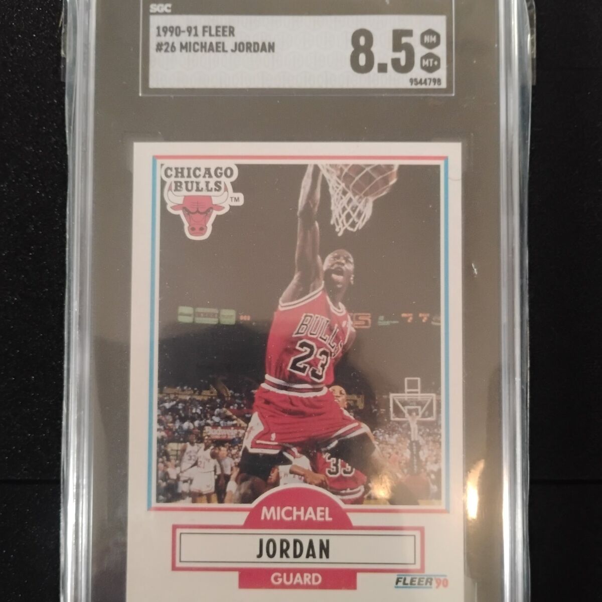 1990-91 fleer Michael Jordan (no line on back) | Trading Cards And ...