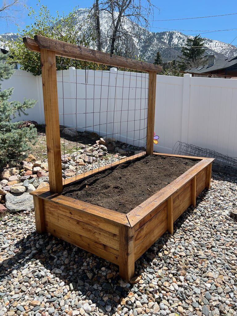 Cedar Raised Bed Garden Boxes Grow Box Planter Available with Drips ...