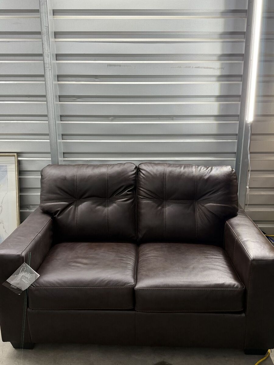 ASHLEY SANTORINE LEATHER LOVESEAT – 50% OFF! | Couches and Loveseats ...