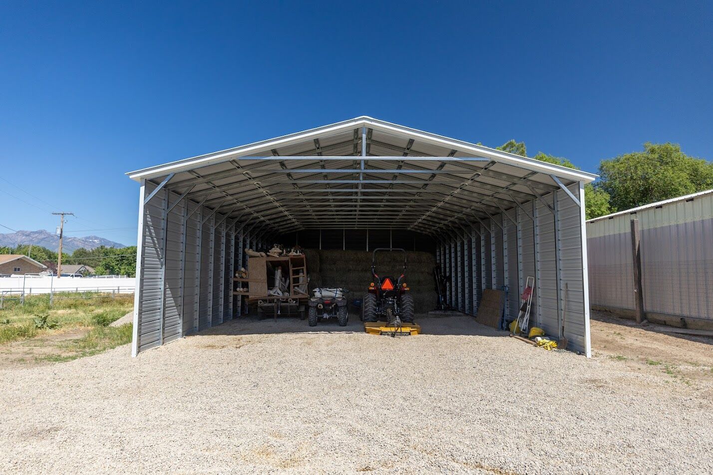 We build carports rv ports tailer sheds and much more | Farm Equipment ...