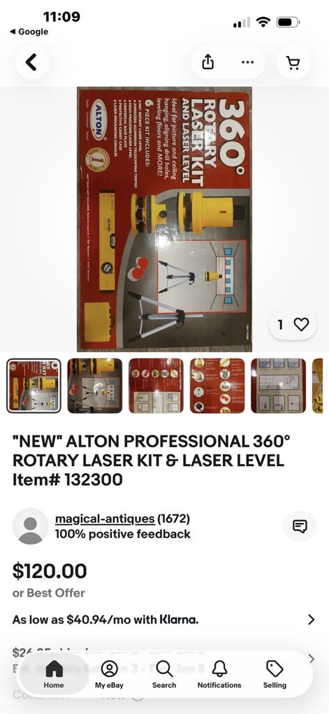 Alton Professional 360 Degree Rotary Laser Level | Other Industrial ...