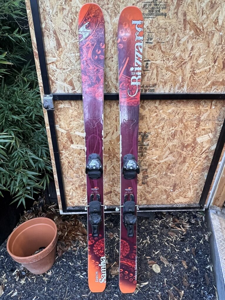 166cm Blizzard Samba Skis&Salomon Warden Bindings | Ski, Bike and Cargo ...
