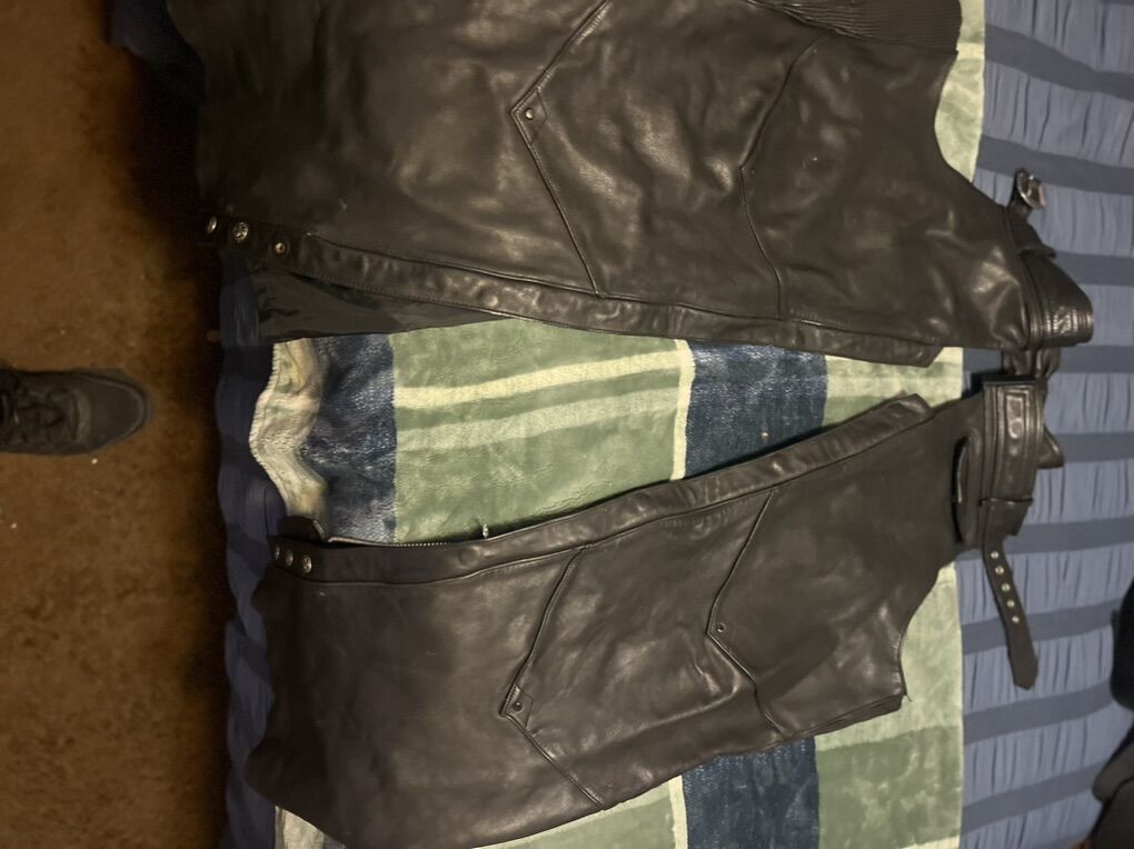 2x Leather Chaps | Motorcycle Accessories/Clothing | KSL Classifieds