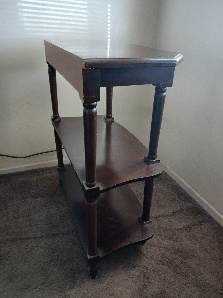 Wood End Table Side Table 3 - Tier | Coffee Tables and End Tables | KSL ...