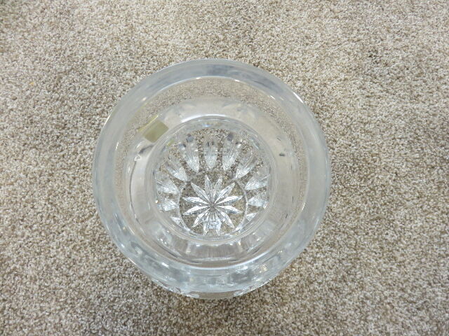 BEAUTIFUL 24% LEAD CRYSTAL HAND CUT VASE MADE IN WEST GERMANY IN 1994 ...