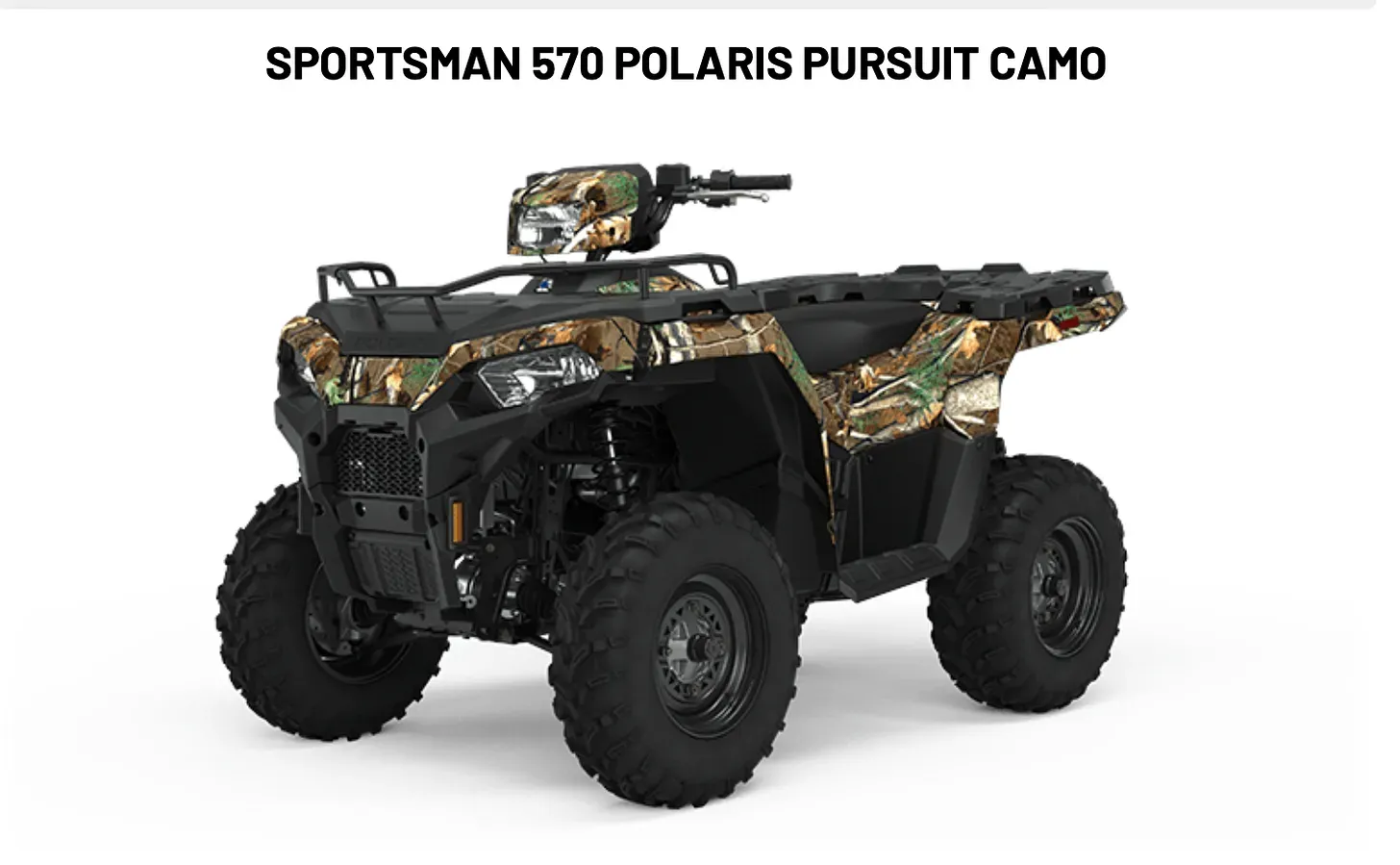 SPORTSMAN 570 POLARIS PURSUIT CAMO 2021 under 1500 miles, runs great ...