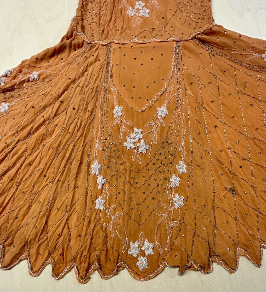 Antique Vintage 1920's Beaded Flapper Dress Deco | Women's Clothing ...