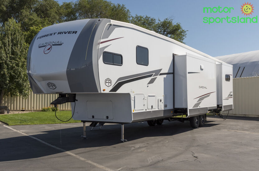 2025 Forest River Cardinal 35 FUN Rear Living Room | Travel Trailers ...