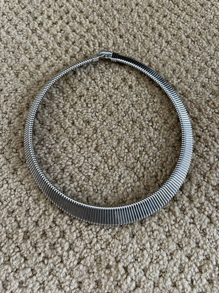 Silver Colored Choker 1950's-1970's - Vintage | Jewelry, Gems ...