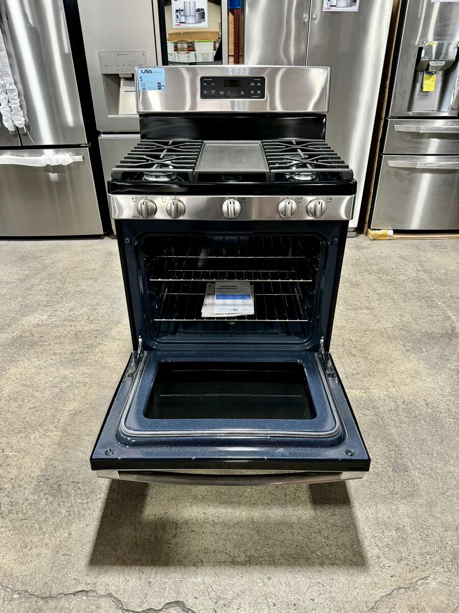 GE GAS STAINLESS STEEL RANGE WITH STEAM CLEAN | Stoves, Ranges and ...
