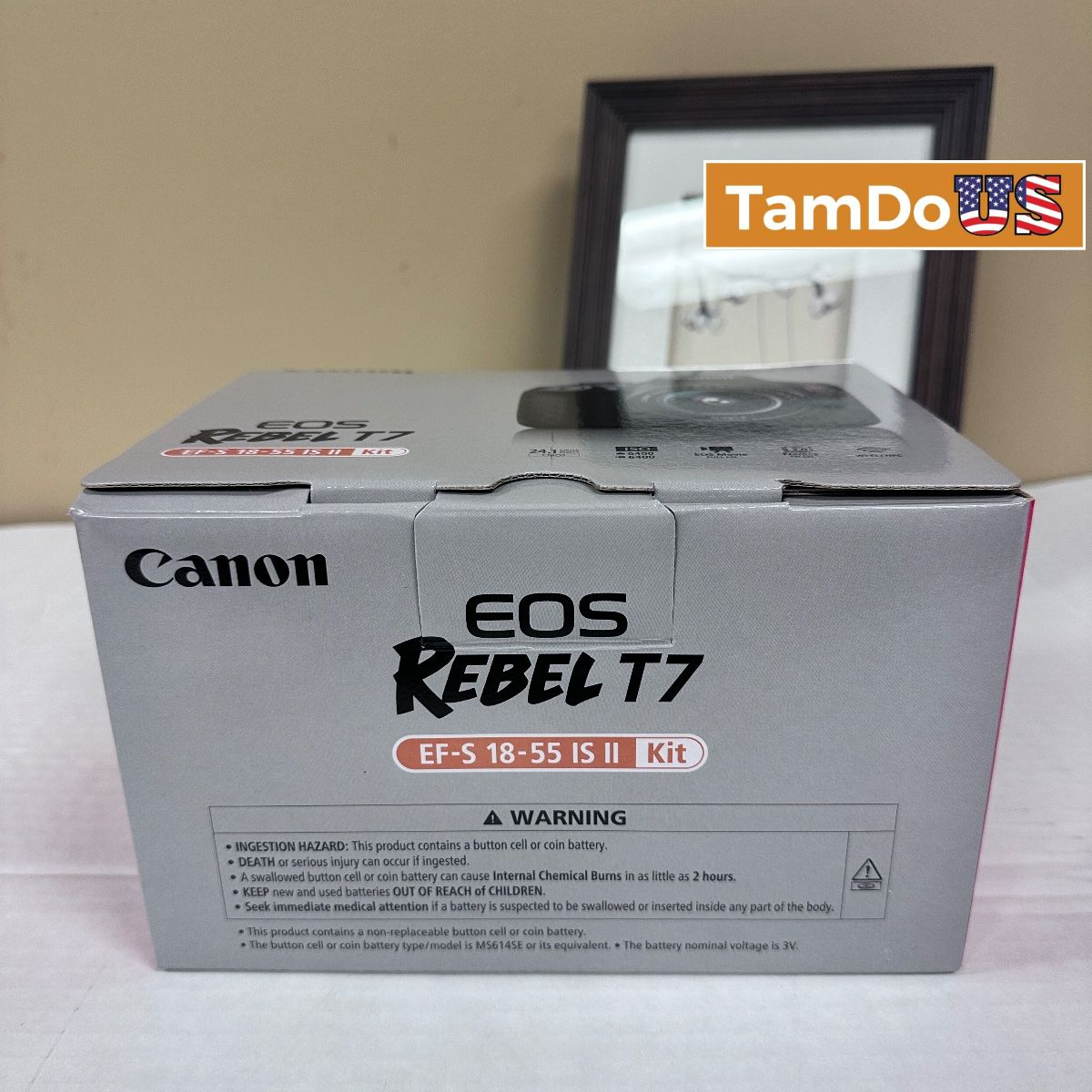 Canon EOS Rebel T7 DSLR Camera with EF-S 18-55mm IS II Lens Kit ...