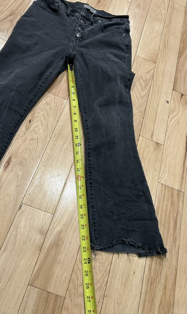 Madewell Cali Demi-Boot Black Raw Hem Jeans 28 | Women's Clothing | KSL ...