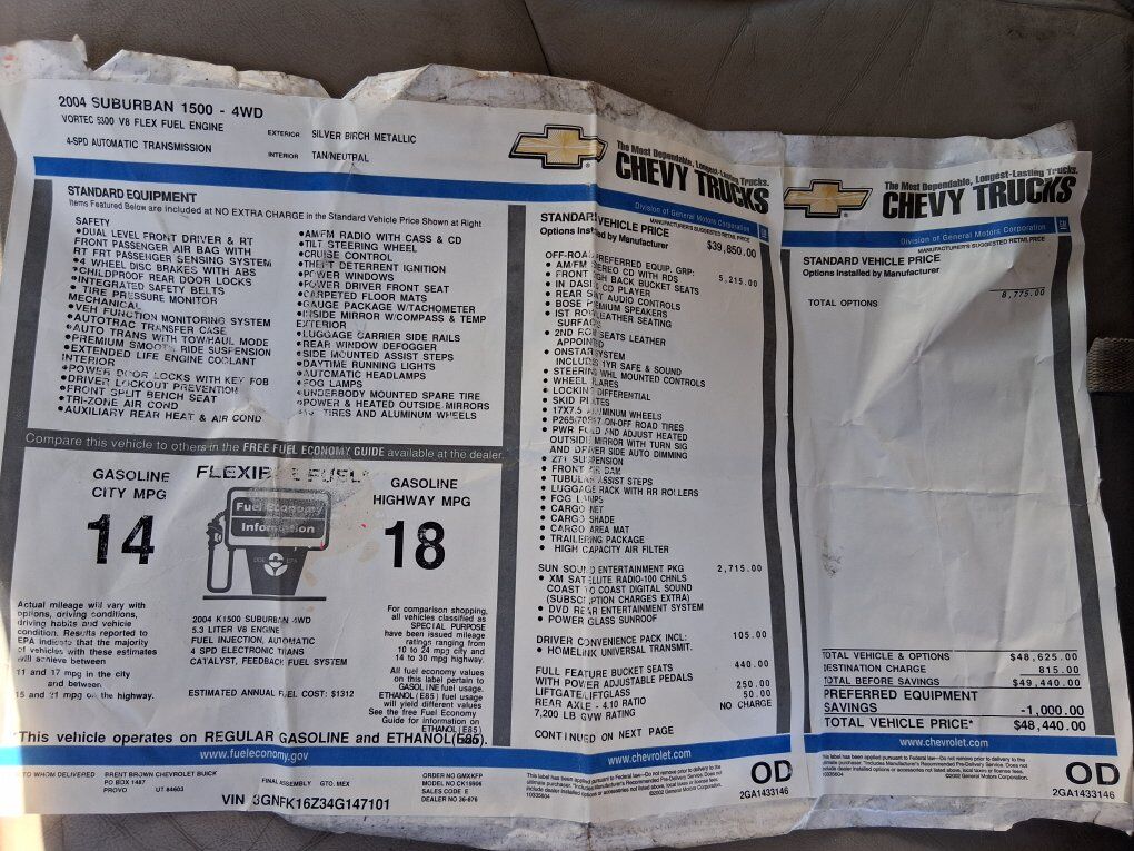 2004 Chevrolet Suburban Z71 | Other | KSL Classifieds