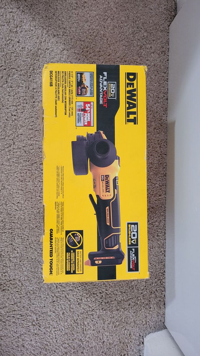 DeWalt DCG416B 20V MAX XR 4.5"-5" Angle Grinder (Tool Only) | Power and ...