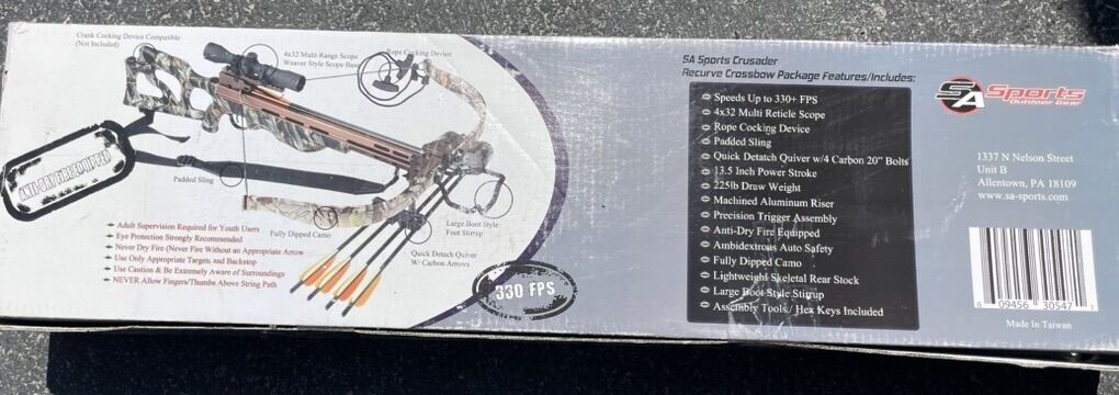 SA Sports Crusader Crossbow | Archery Equipment | KSL Classifieds