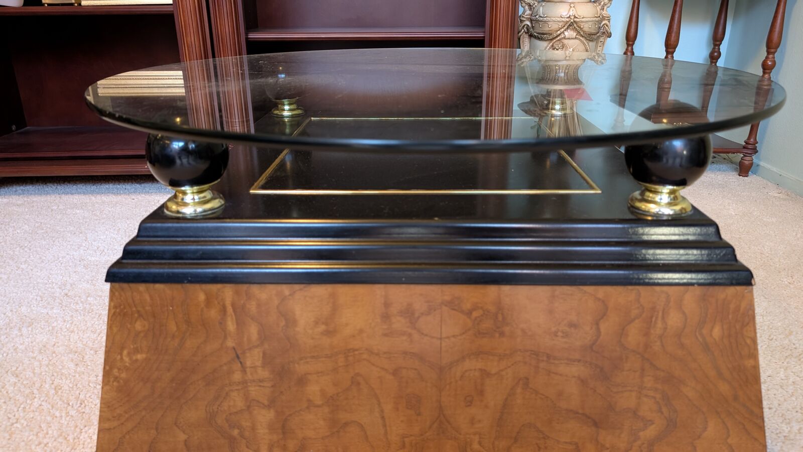 Round Glass Coffee Table | Coffee Tables and End Tables | KSL Classifieds